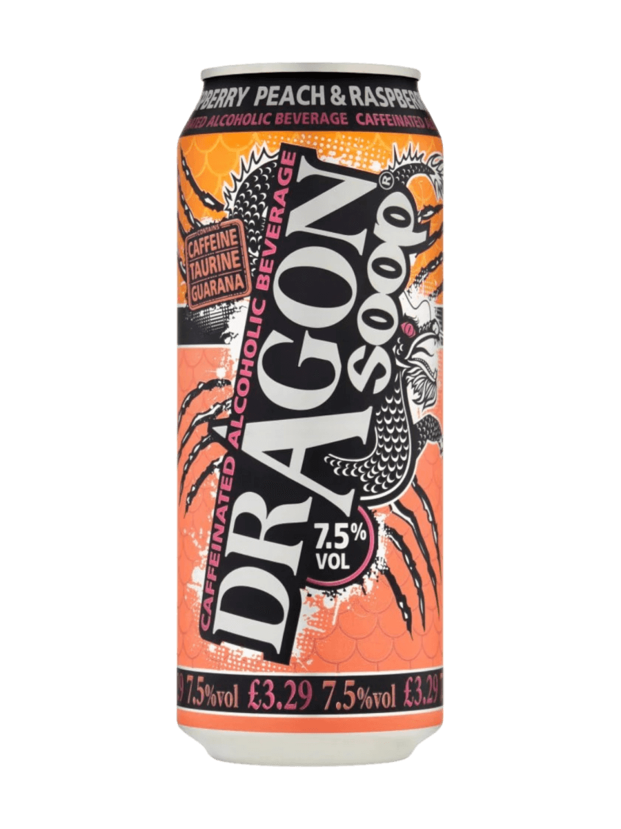 Dragon Soop Peach & Raspberry - Alcohol & Non-Alcoholic Drinks Delivered to Your Door | Zoom ...