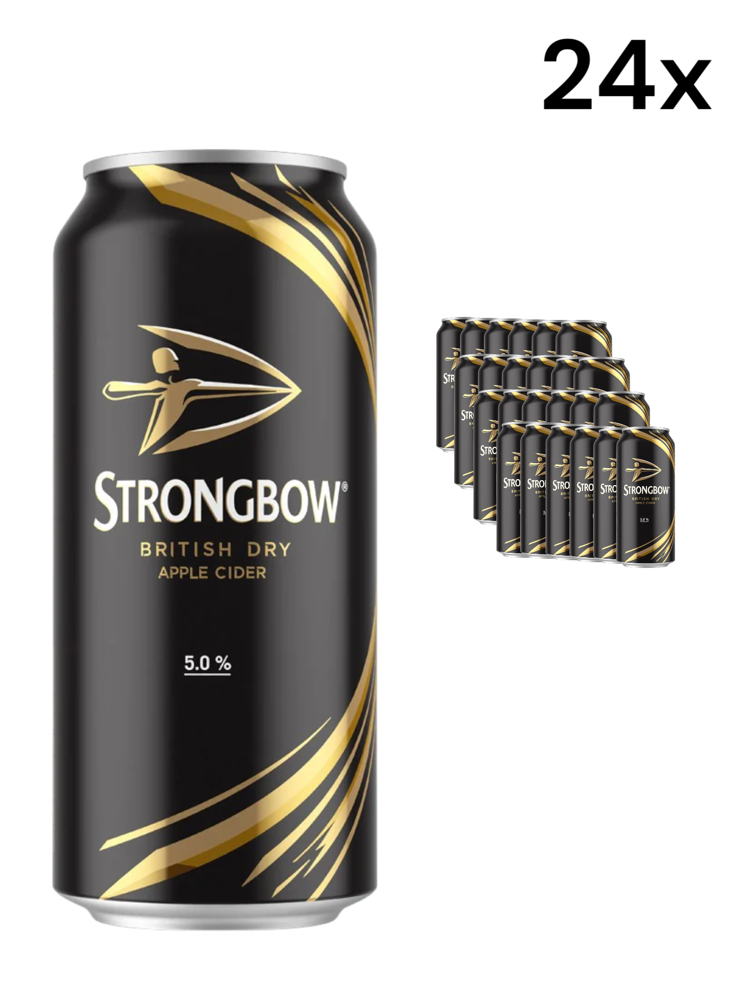 Strongbow 24 x 44cl Cans - Alcohol & Non-Alcoholic Drinks Delivered to ...