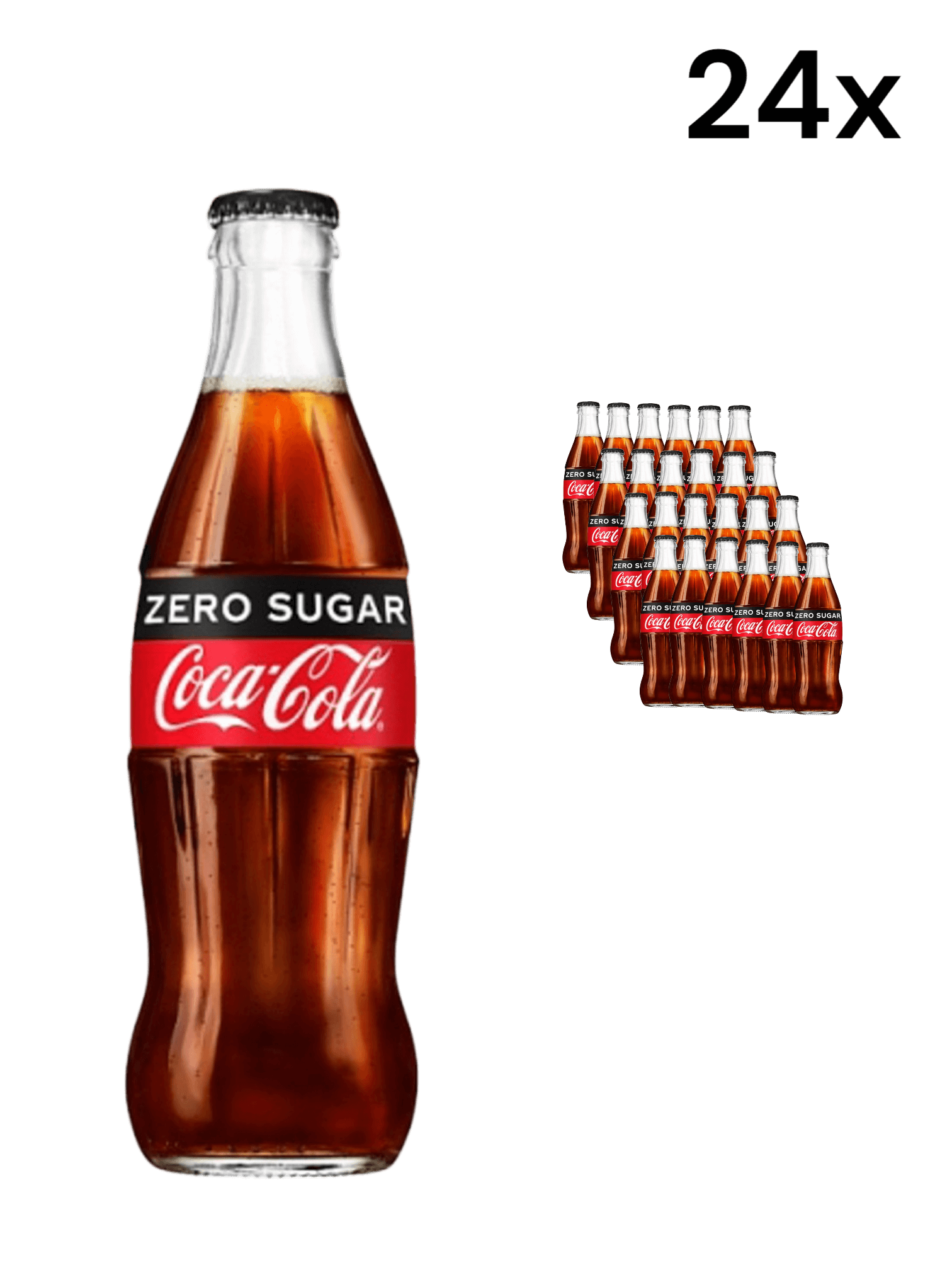 Coca Cola Zero 24 x 20cl Bottles - Alcohol & Non-Alcoholic Drinks ...